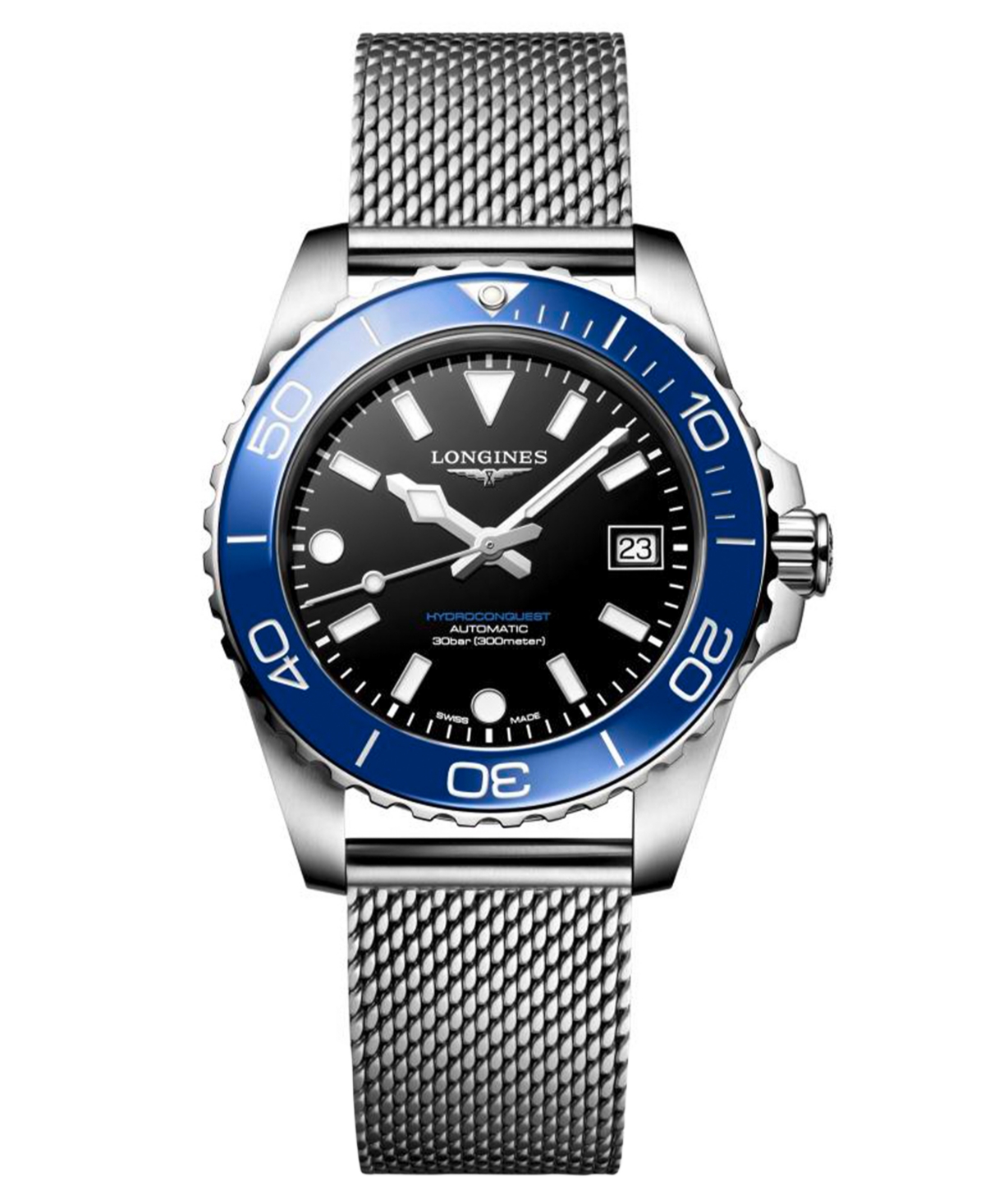 Click here for Longines Mens HydroConquest Silver Stainless Steel... prices