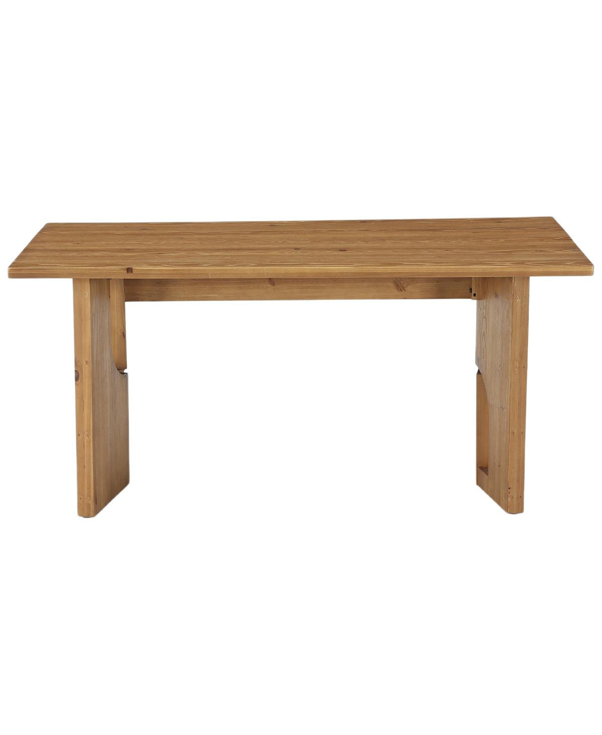 Click here for Tribesigns Solid Wood Conference Table  Modern Far... prices