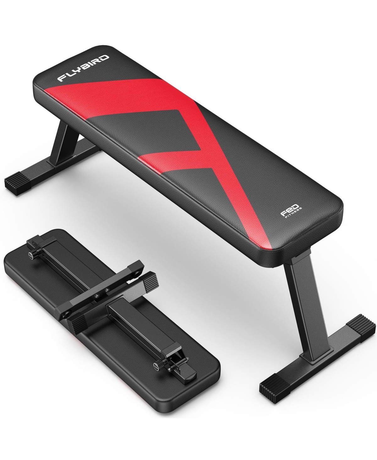 Click here for Fed Fitness Foldable Flat Weight Bench For Home Gy... prices