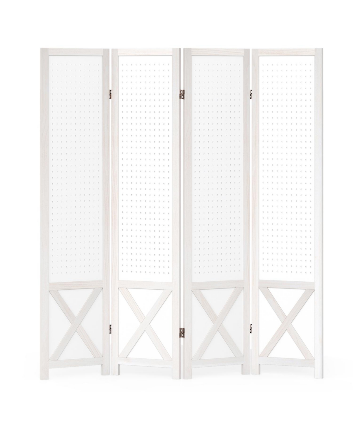 Click here for sumyeg 4-Panel Pegboard Room Divider Foldable Priv... prices