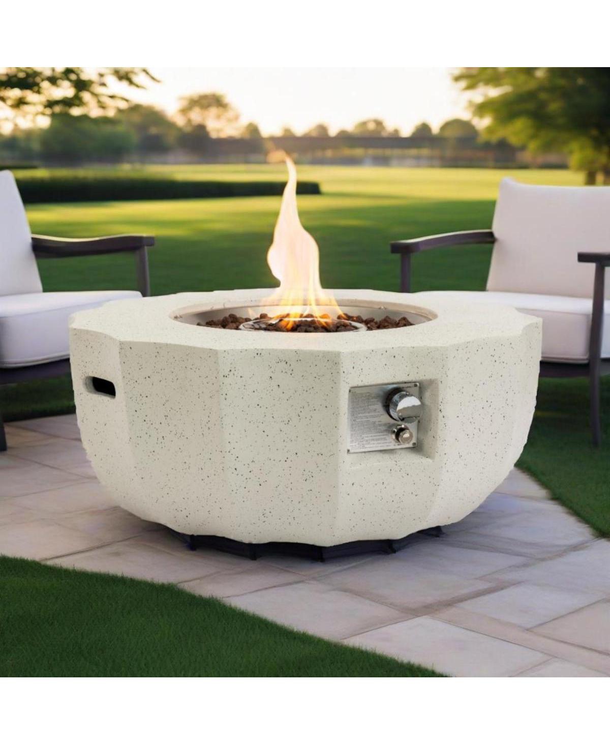 Click here for Streamdale Furniture 36 Round Concrete Propane Fir... prices