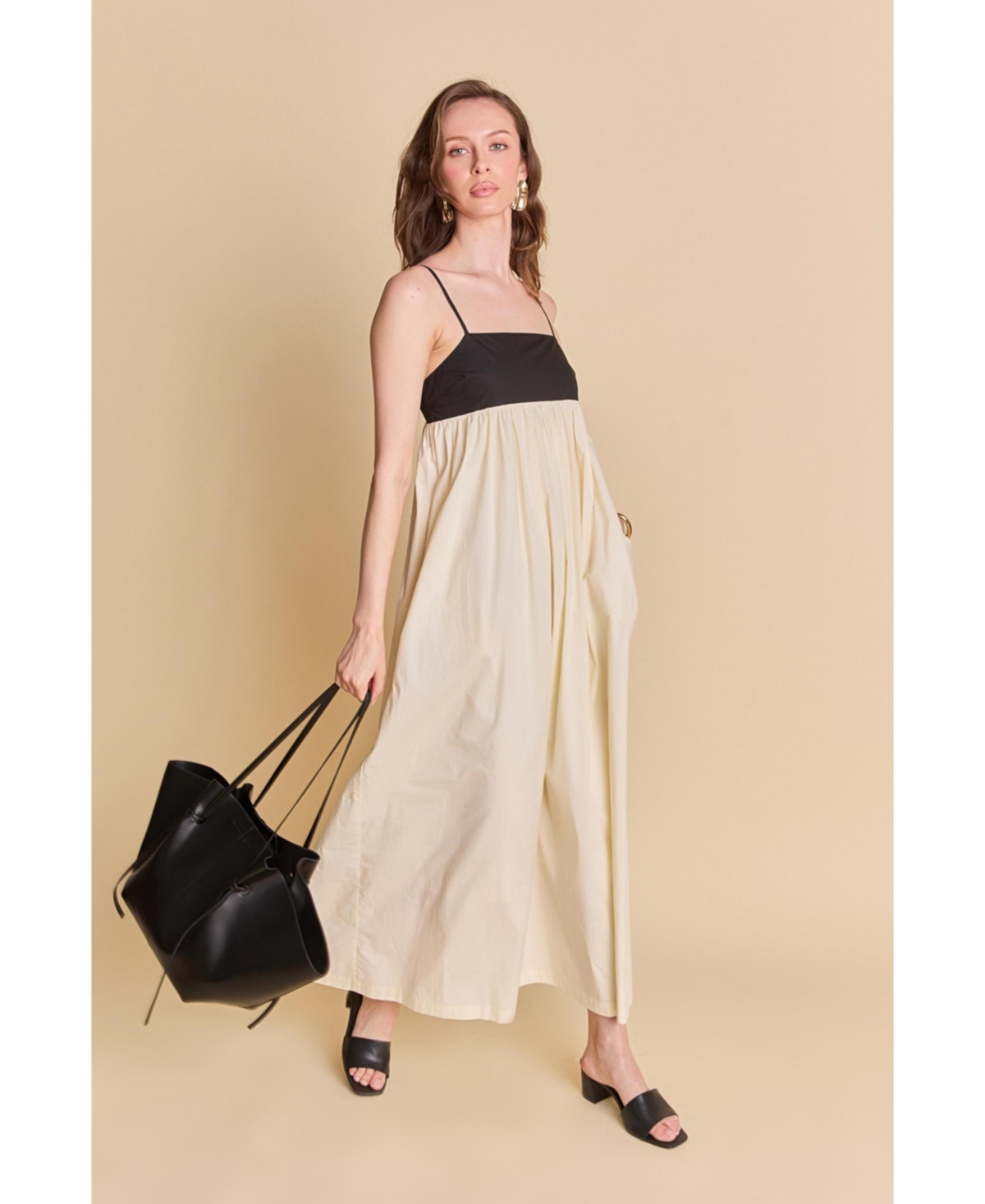 Click here for LaVen Womens Colorblock Sleeveless Maxi Dress - L.... prices