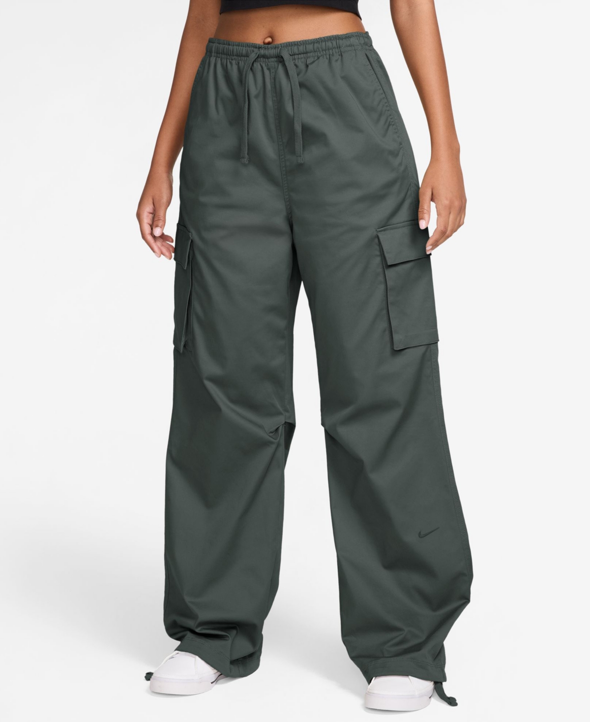 Click here for Nike Womens Woven Cargo Pants - Camo Green prices