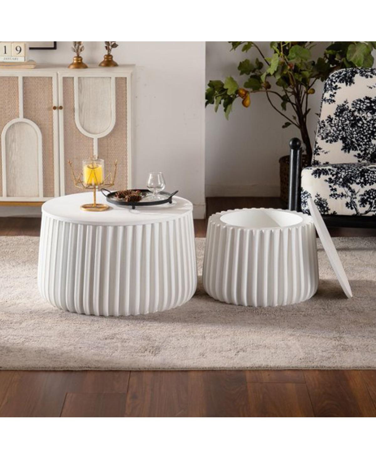 Click here for Streamdale Furniture Round Nesting Storage Table S... prices