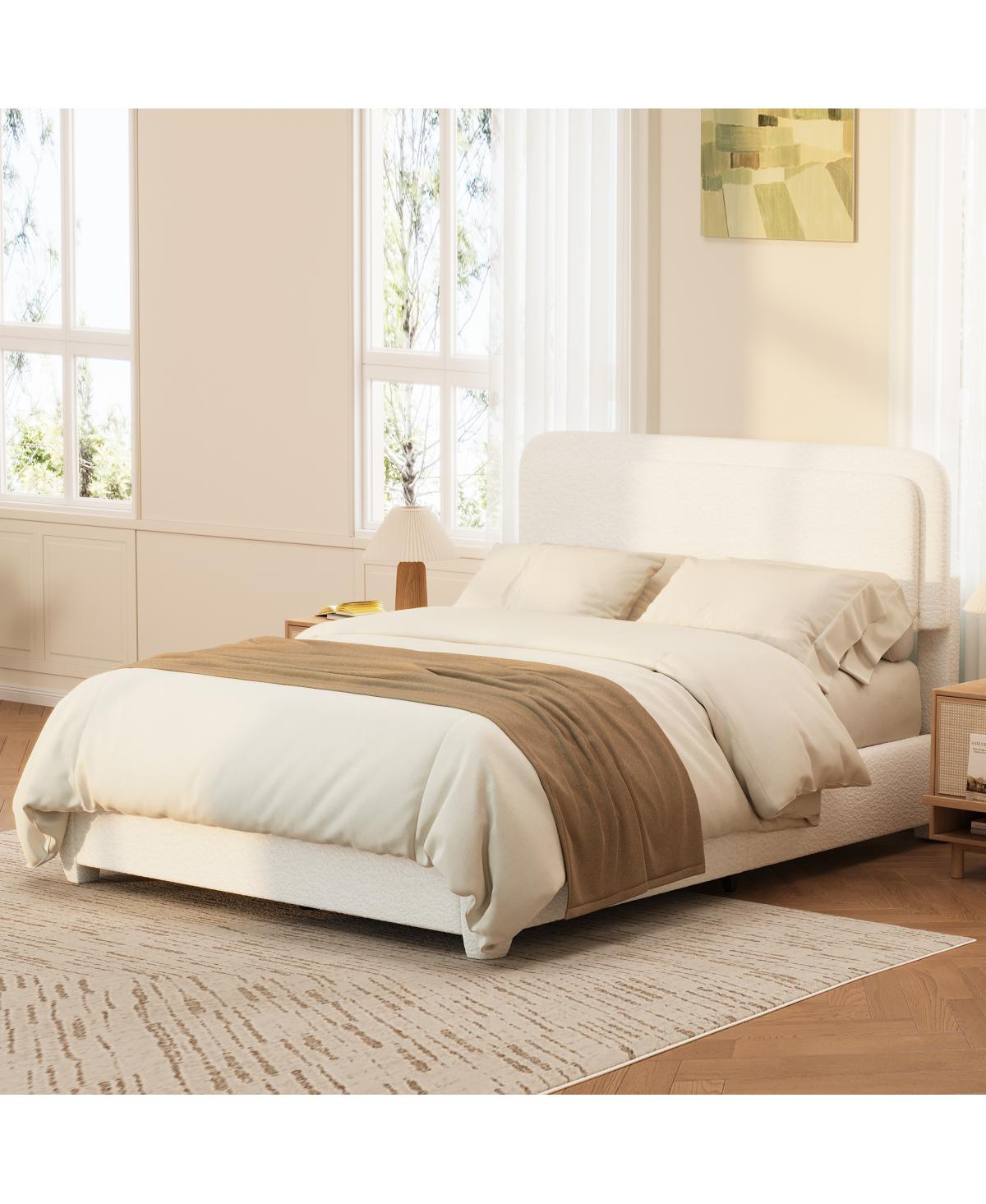 Click here for Streamdale Furniture Boucle Cloud Platform Bed wit... prices