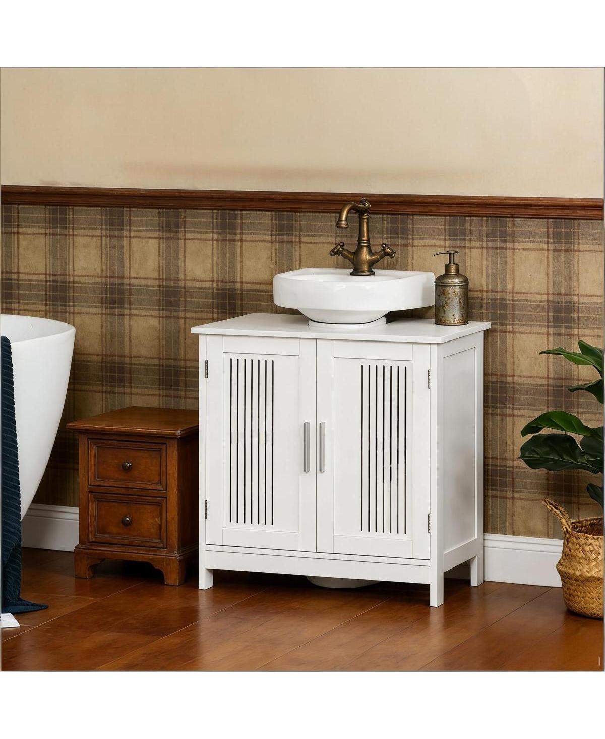 Click here for Sillysis 23.5 Inch Bathroom Sink Cabinet with Adju... prices