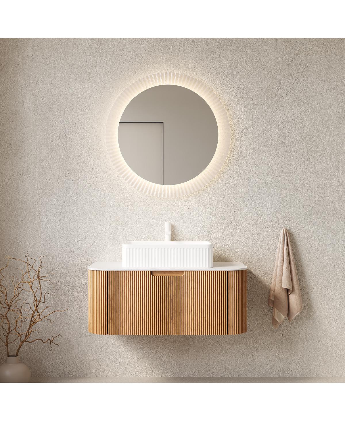 Click here for Sillysis Wall Mounted Bathroom Vanity with Rectang... prices