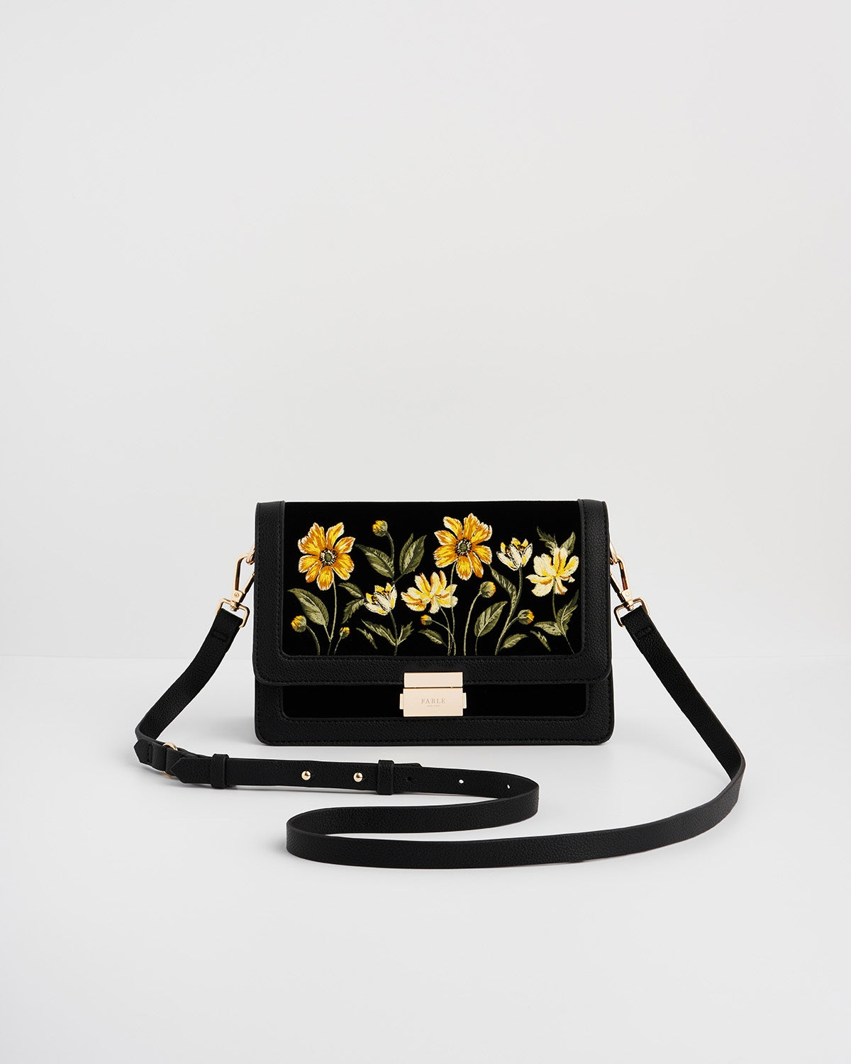 Click here for Fable England Womens Botanical Velvet Embroidered... prices