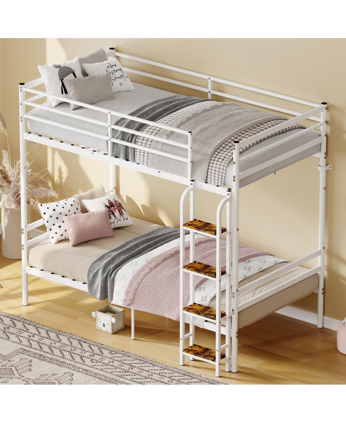 Click here for Streamdale Furniture Metal Bunk Bed with Safety Gu... prices
