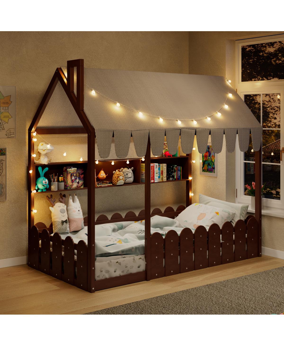 Click here for Streamdale Furniture Montessori House Bed with Fen... prices