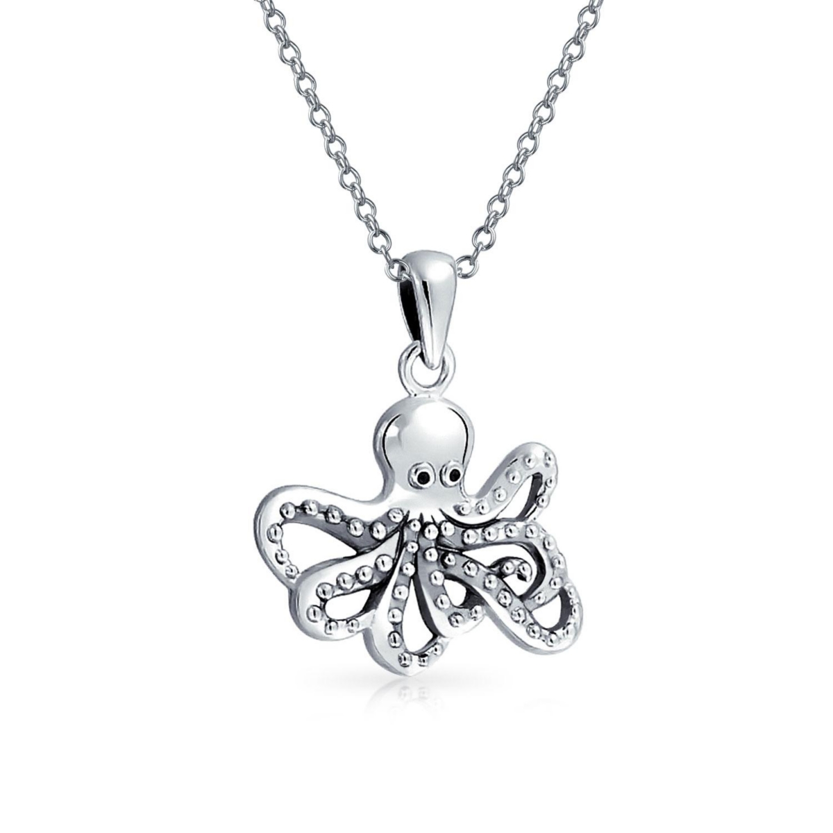 Click here for Bling Jewelry Octopus Pendant Necklace Nautical Se... prices