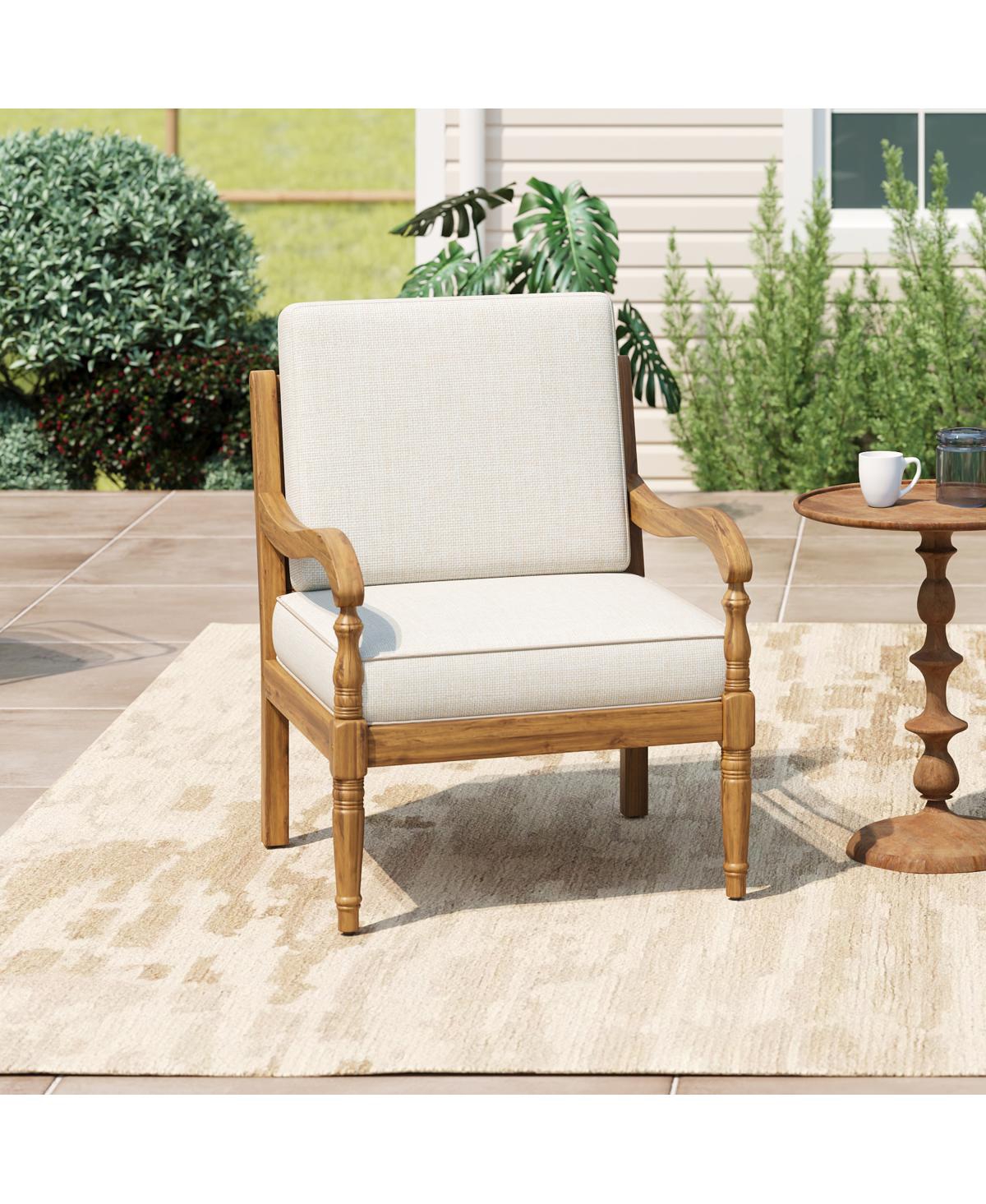 Click here for Streamdale Furniture Acacia Luxe Outdoor Patio Clu... prices