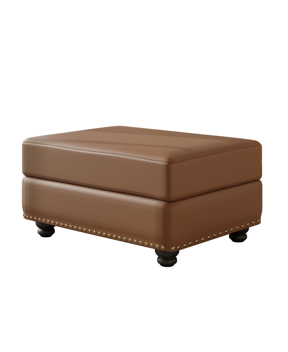 Click here for Streamdale Furniture Faux Leather Ottoman for Livi... prices