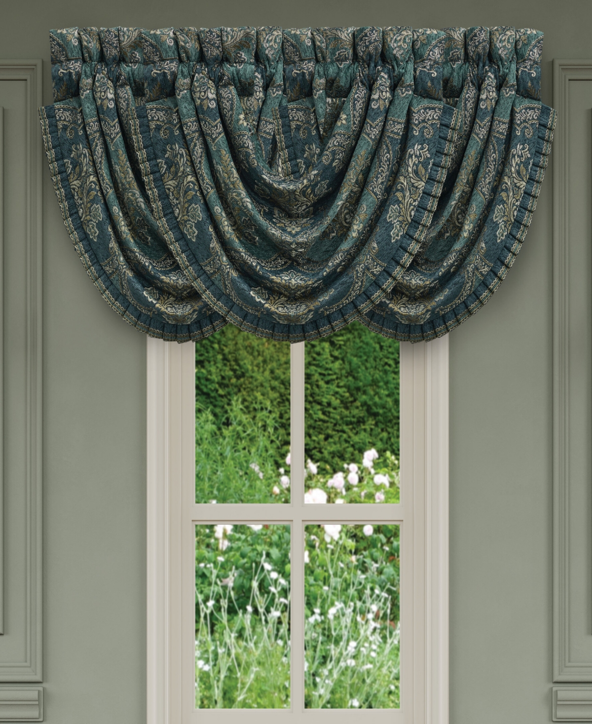 Click here for J Queen New York Nancy Window Waterfall Valance  3... prices