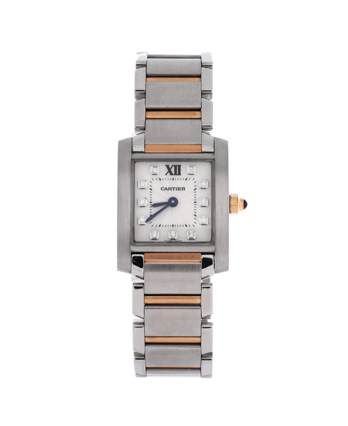 Click here for Pre-Owned Cartier Tank Francaise Quartz Watch in S... prices
