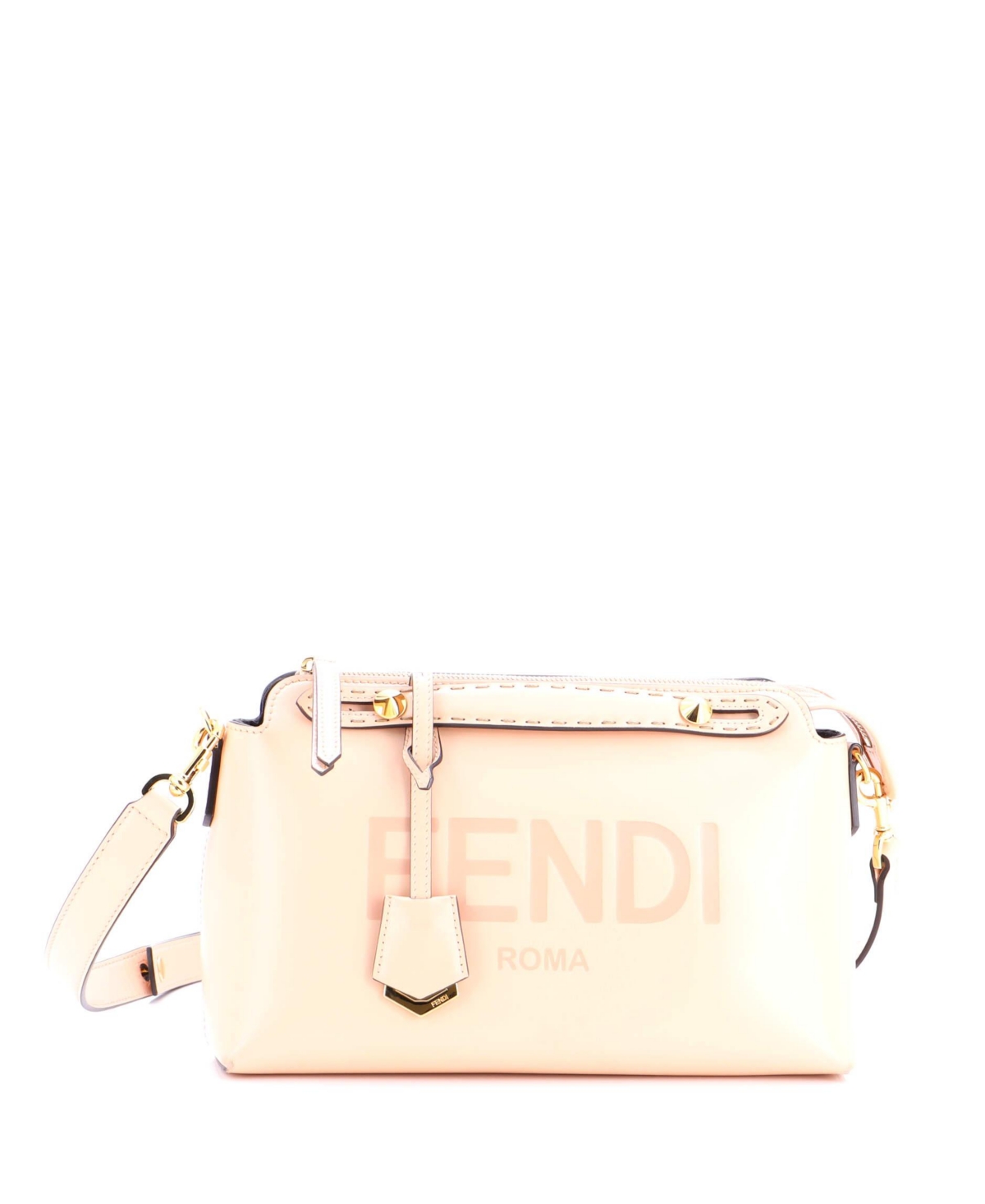 Click here for Pre-Owned Fendi Medium Logo By The Way Satchel Emb... prices