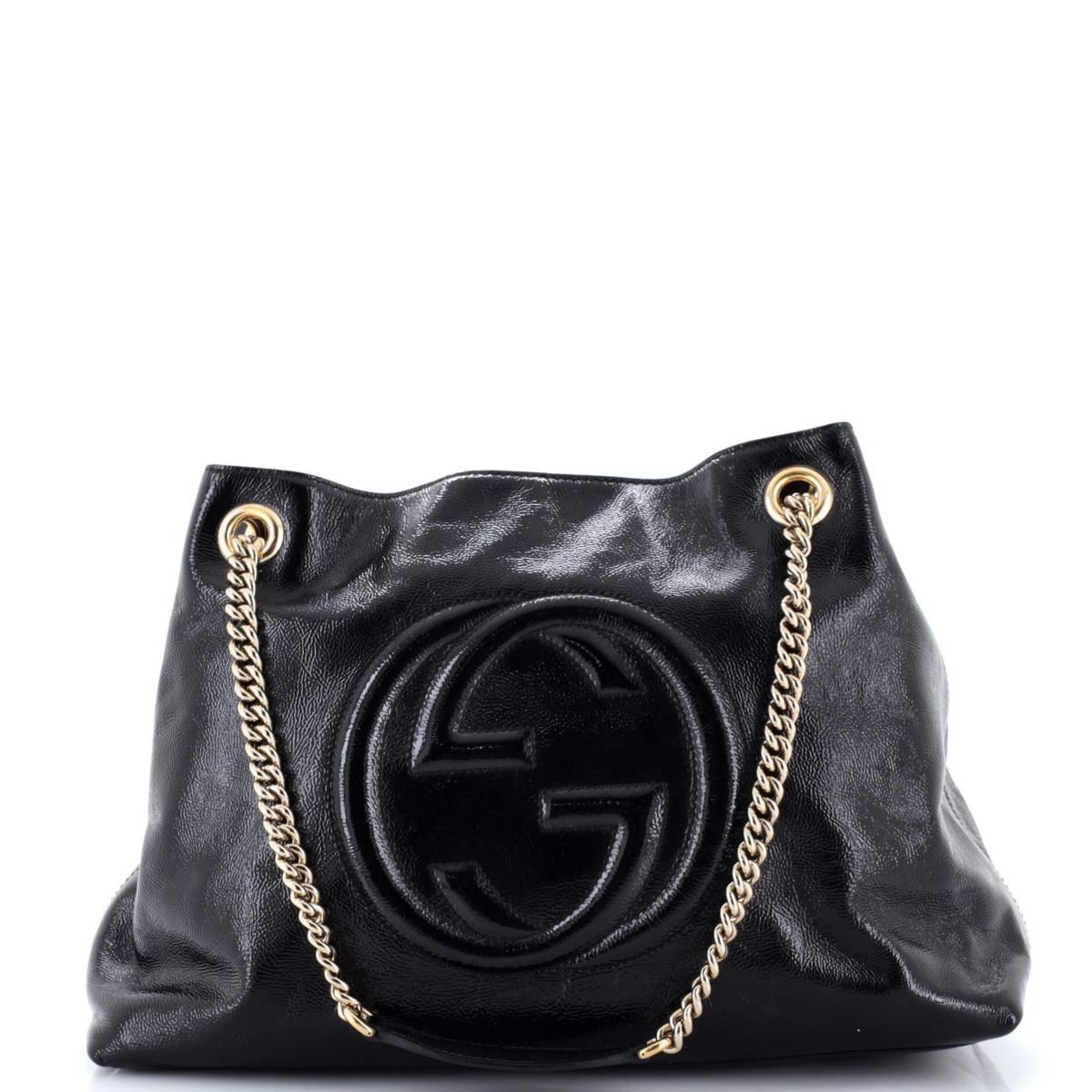 Click here for Pre-Owned Gucci Medium Soho Chain Strap Shoulder B... prices