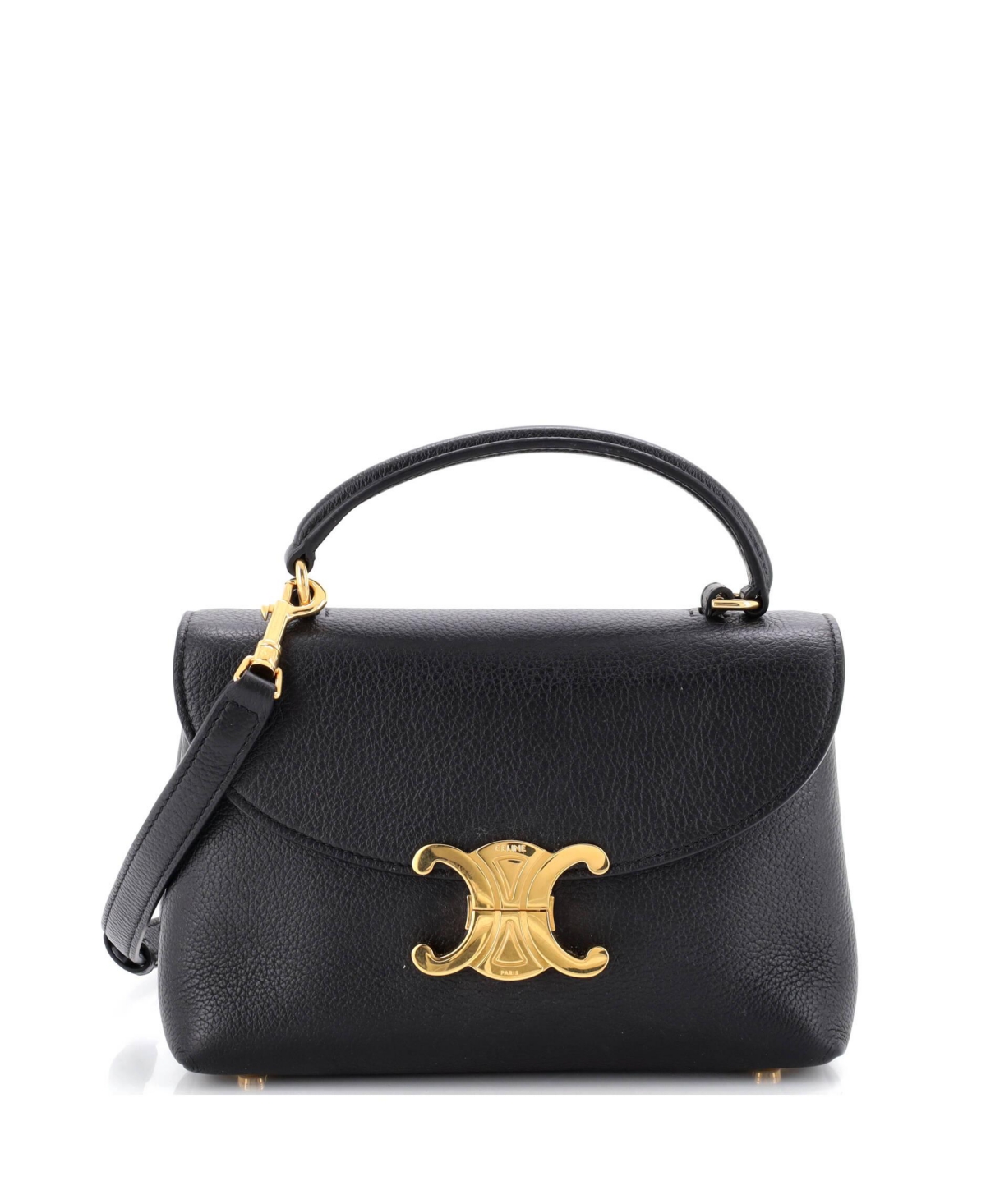 Click here for Pre-Owned Celine Teen Nino Top Handle Bag Leather... prices