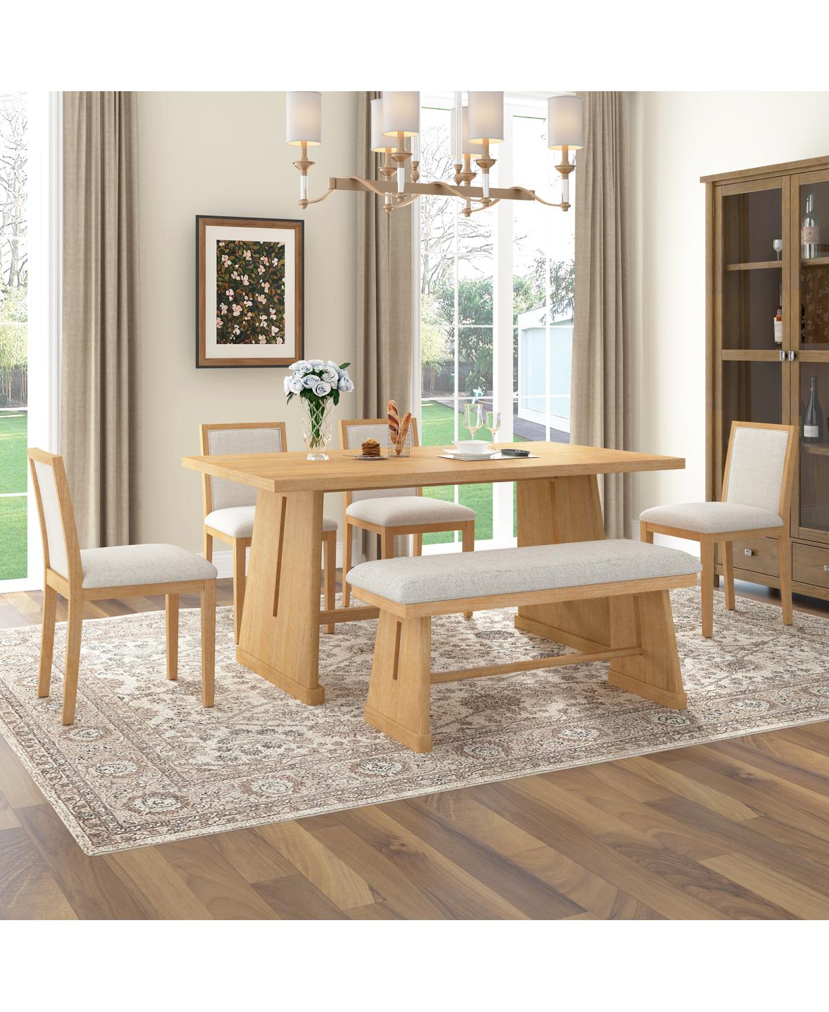 Click here for Streamdale Furniture Farmhouse 6-Piece Dining Set... prices