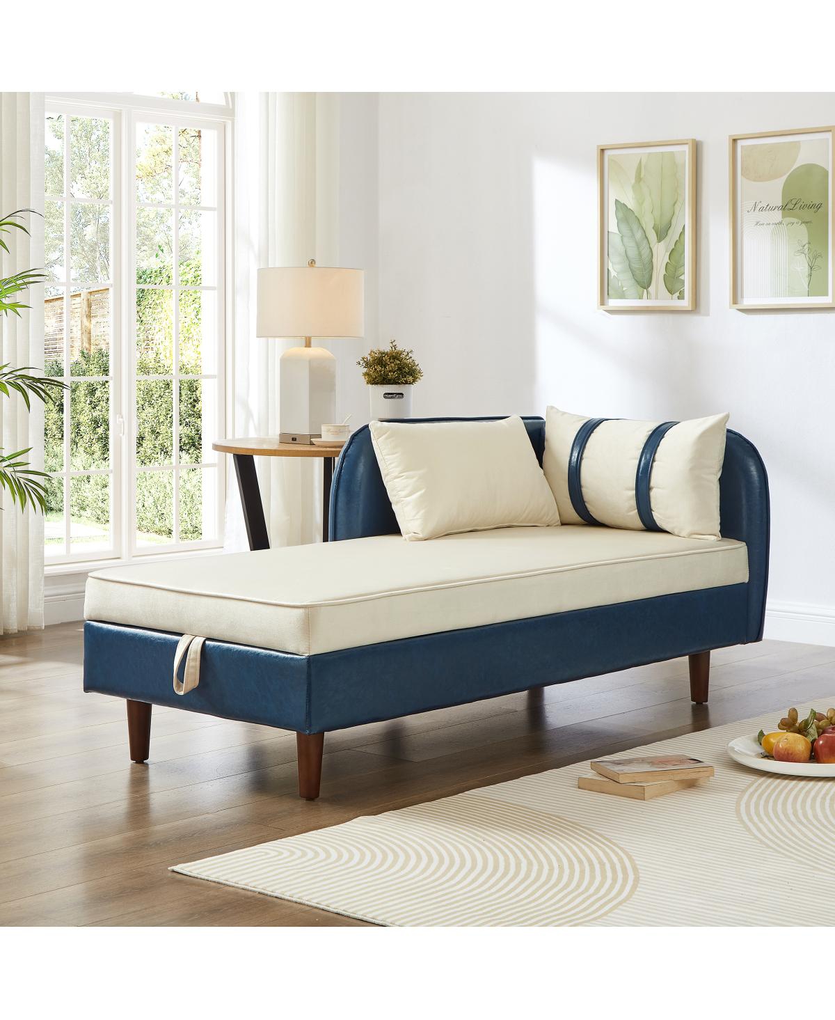 Click here for Streamdale Furniture 65 Storage Chaise Lounge Sofa... prices