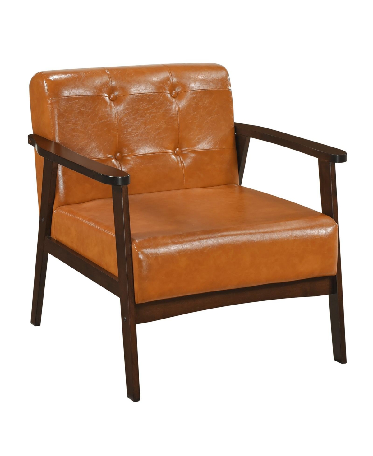 Click here for Slickblue Modern Accent Chair with Rubber Wood Fra... prices
