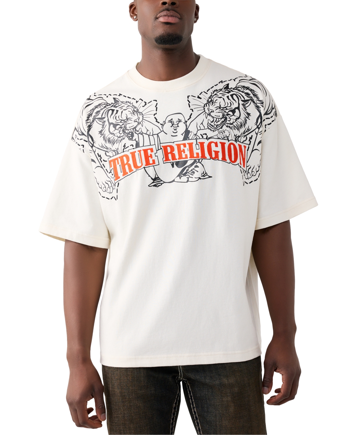 Click here for True Religion Mens Tiger Logo Short-Sleeve T-Shirt... prices
