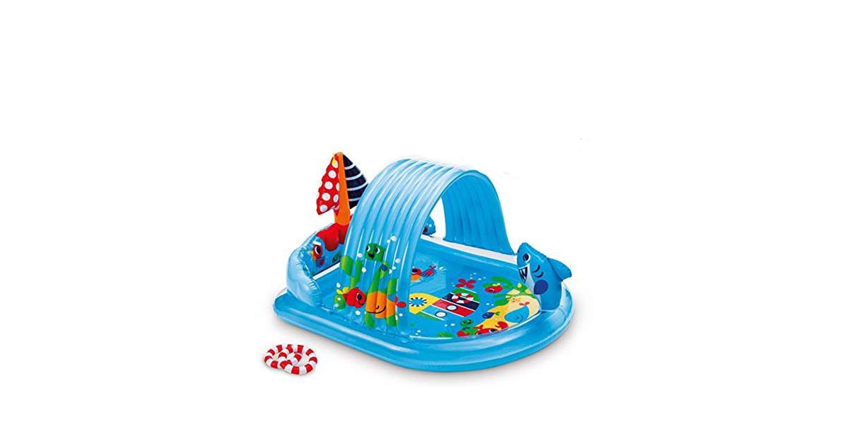 Click here for Gnuadz Shark Play Center Kiddie Pool Ages 2 - Blue prices