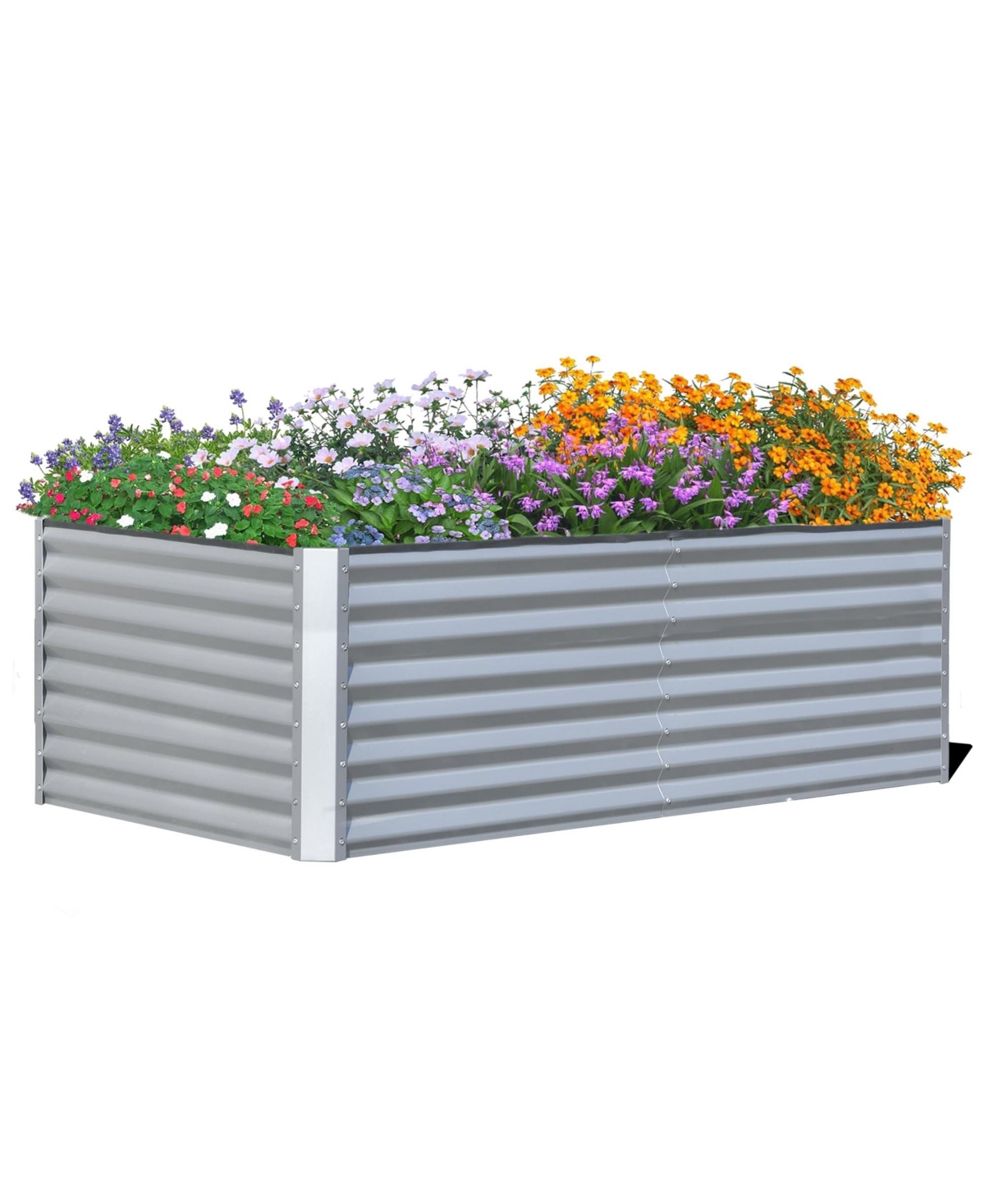 Click here for Mondawe 6x3x2feet Galvanized Raised Garden Bed - S... prices