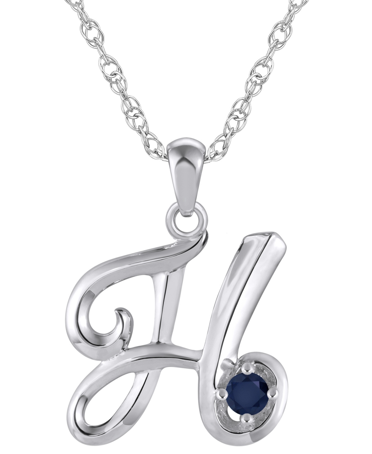 Click here for Macys Ruby (1/6 ct. t.w.) Initial Pendant Necklace... prices