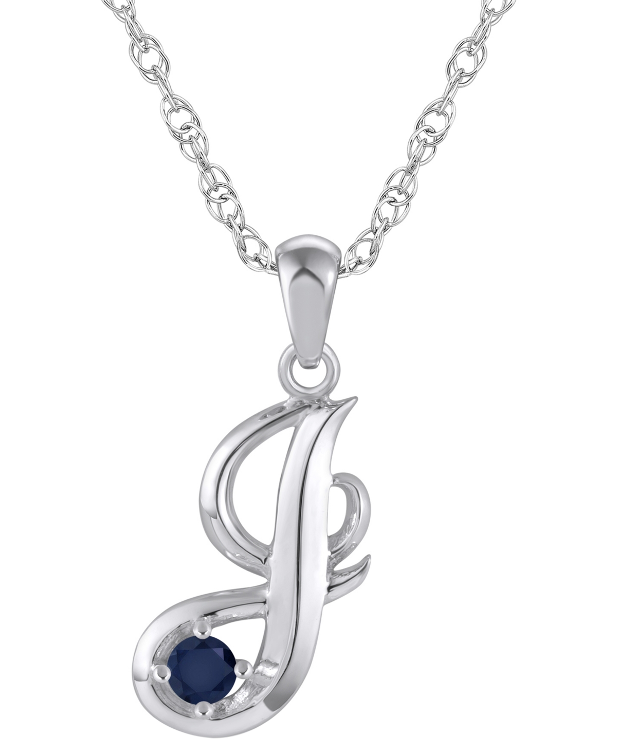 Click here for Macys Ruby (1/6 ct. t.w.) Initial Pendant Necklace... prices