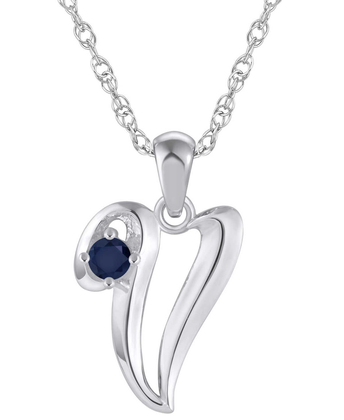 Click here for Macys Ruby (1/6 ct. t.w.) Initial Pendant Necklace... prices