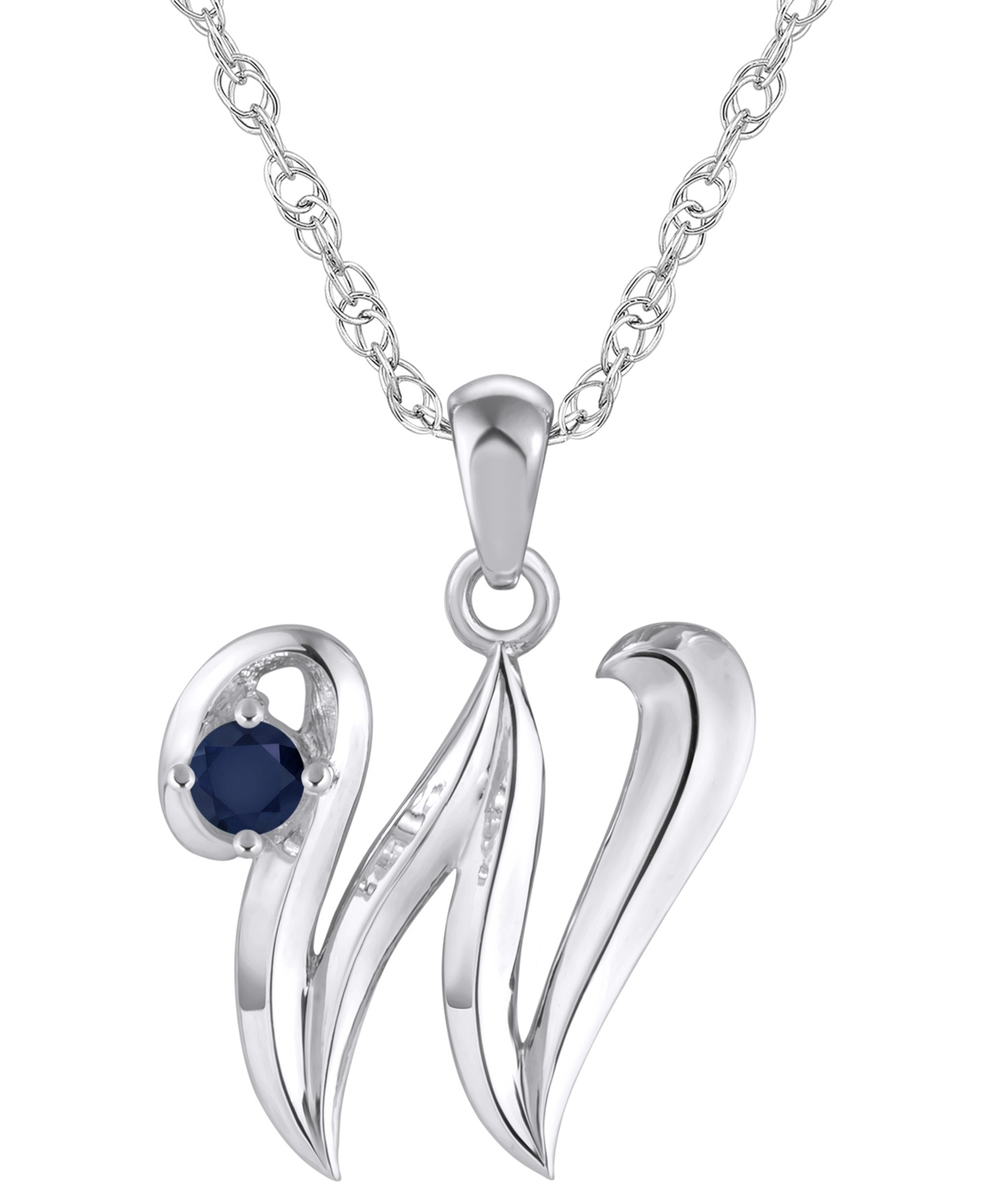 Click here for Macys Ruby (1/6 ct. t.w.) Initial Pendant Necklace... prices