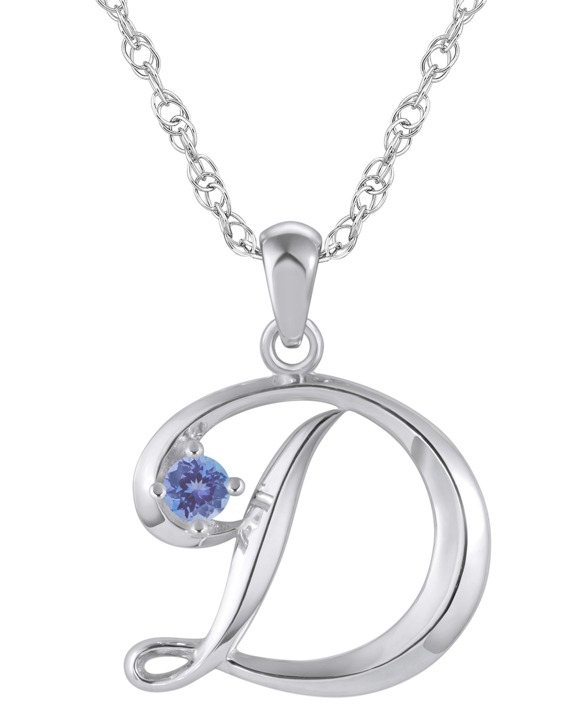 Click here for Macys Ruby (1/6 ct. t.w.) Initial Pendant Necklace... prices