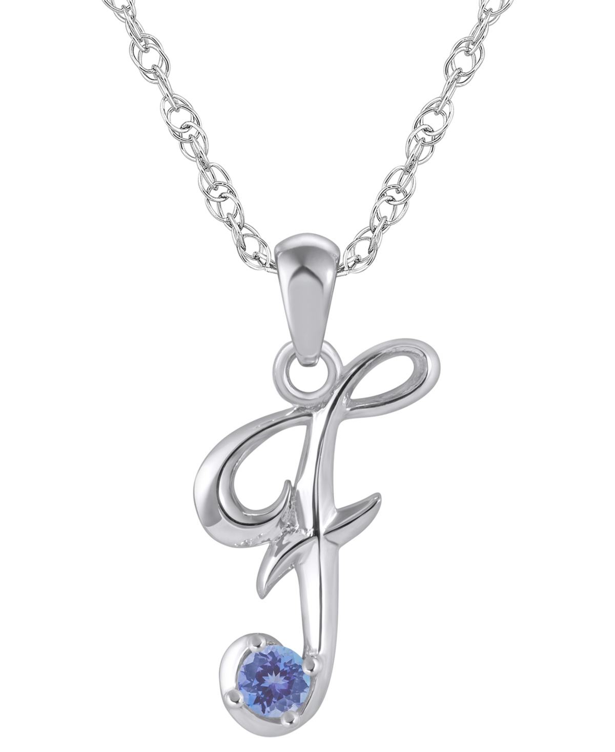 Click here for Macys Ruby (1/6 ct. t.w.) Initial Pendant Necklace... prices