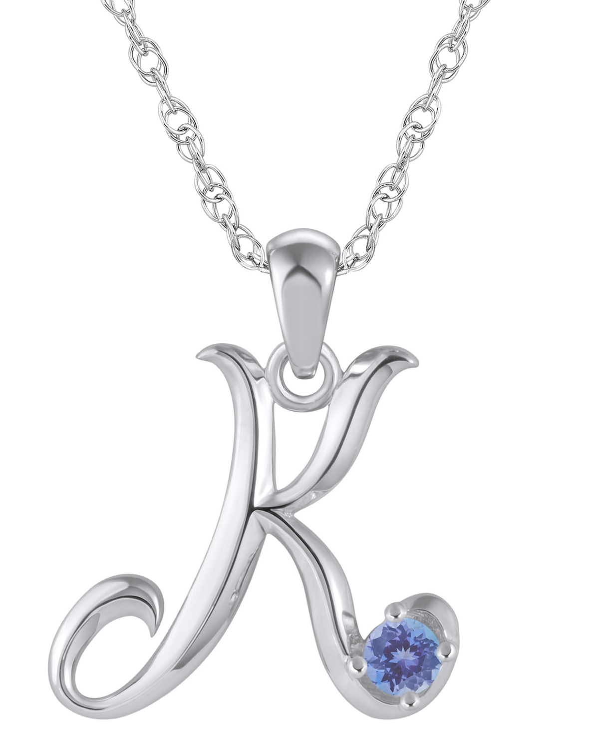 Click here for Macys Ruby (1/6 ct. t.w.) Initial Pendant Necklace... prices