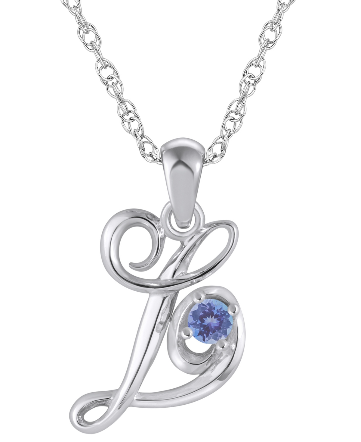 Click here for Macys Ruby (1/6 ct. t.w.) Initial Pendant Necklace... prices