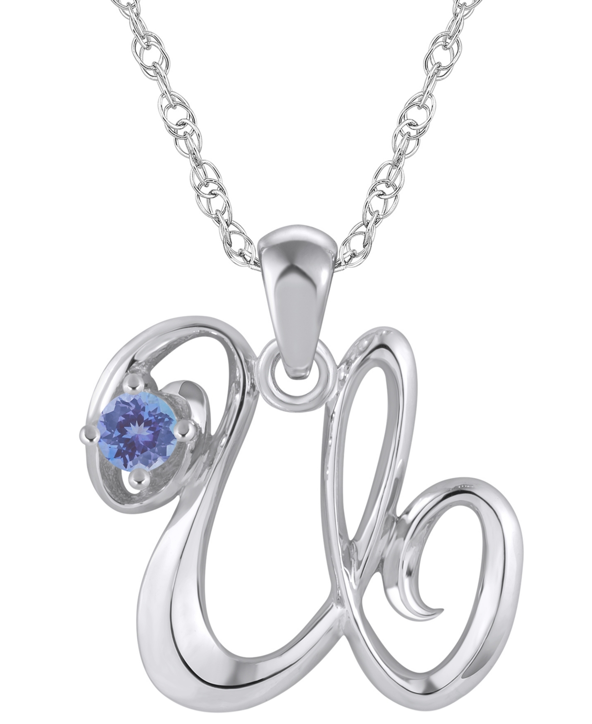 Click here for Macys Ruby (1/6 ct. t.w.) Initial Pendant Necklace... prices