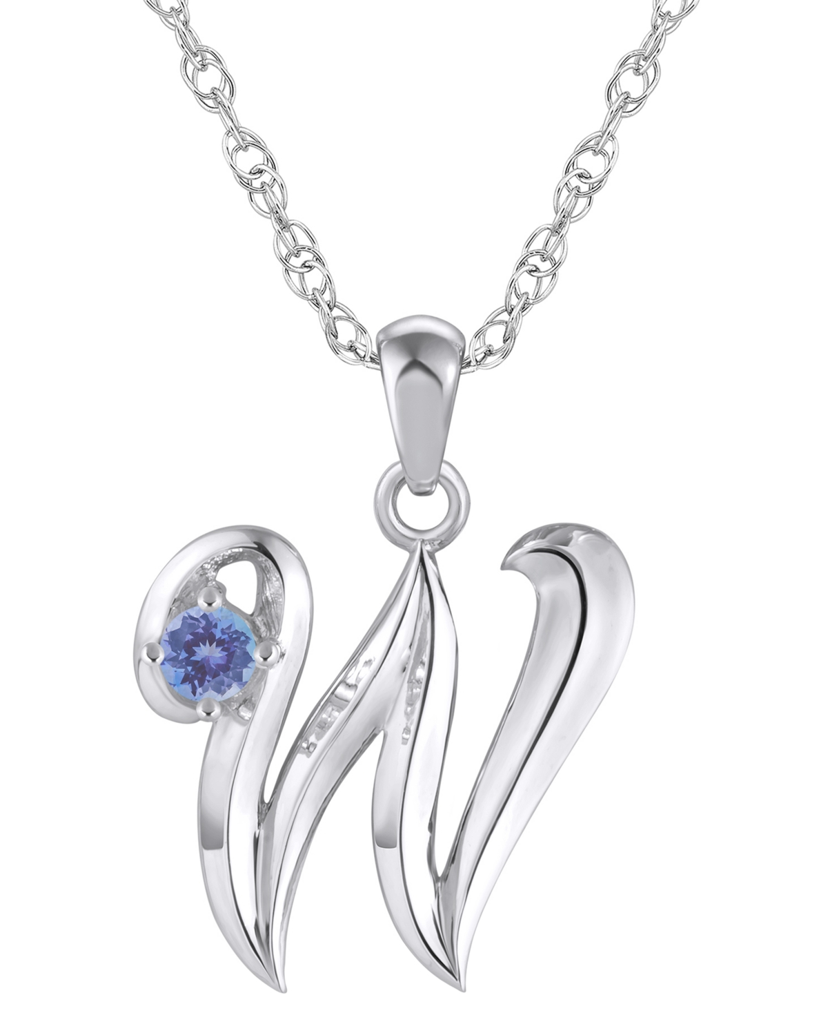 Click here for Macys Ruby (1/6 ct. t.w.) Initial Pendant Necklace... prices