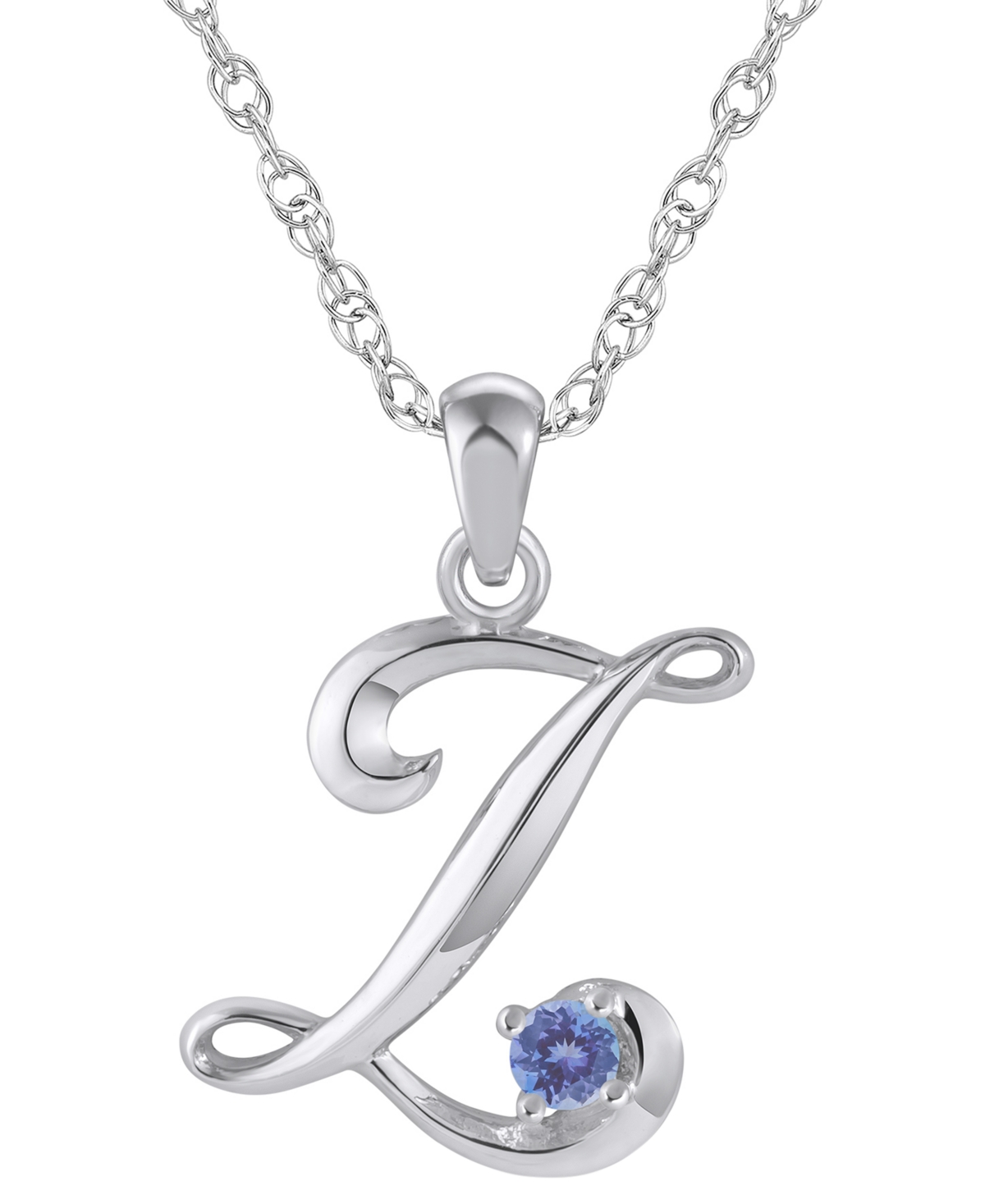 Click here for Macys Ruby (1/6 ct. t.w.) Initial Pendant Necklace... prices