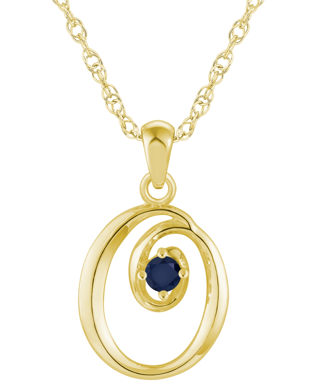 Click here for Macys Ruby (1/6 ct. t.w.) Initial Pendant Necklace... prices