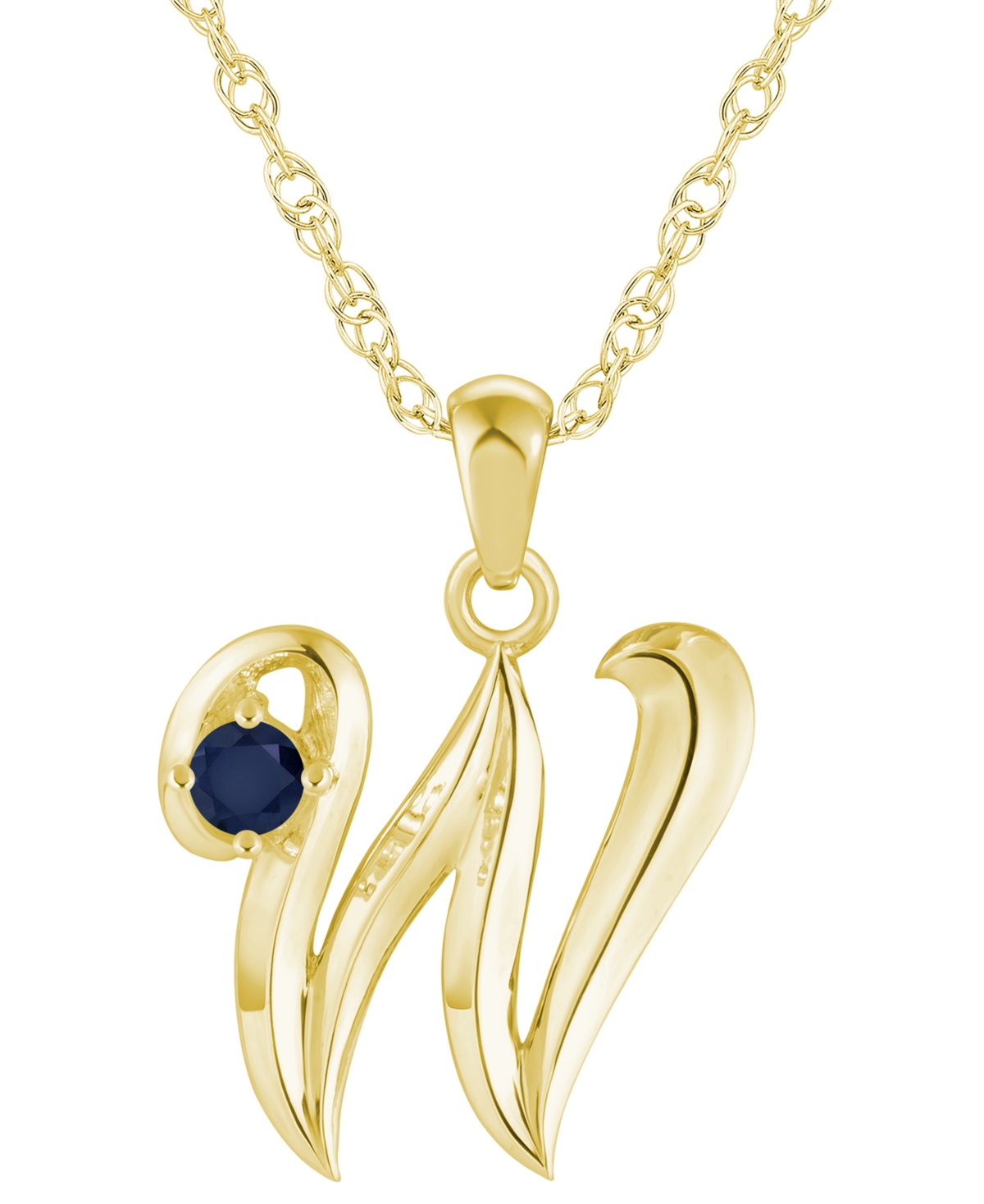Click here for Macys Ruby (1/6 ct. t.w.) Initial Pendant Necklace... prices