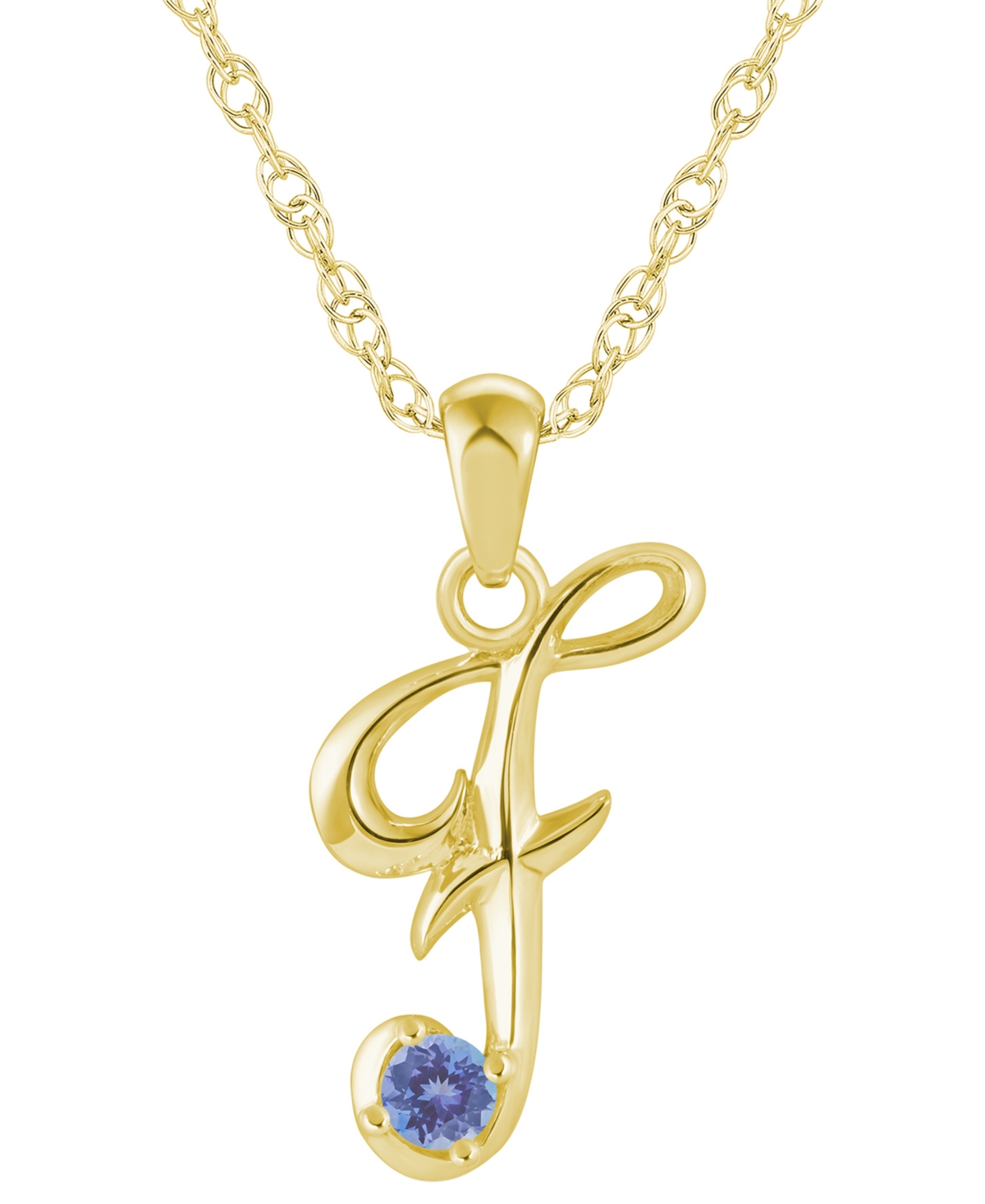 Click here for Macys Ruby (1/6 ct. t.w.) Initial Pendant Necklace... prices