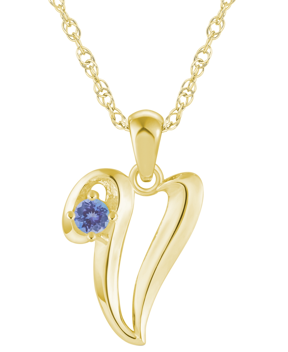 Click here for Macys Ruby (1/6 ct. t.w.) Initial Pendant Necklace... prices