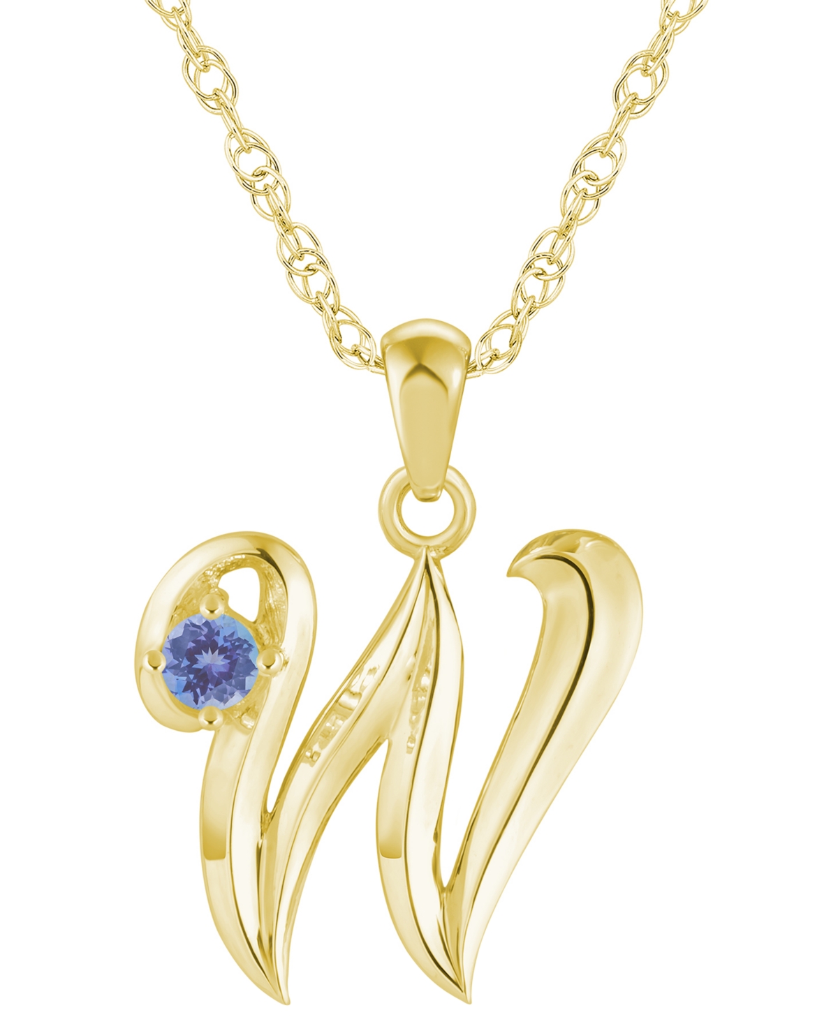 Click here for Macys Ruby (1/6 ct. t.w.) Initial Pendant Necklace... prices