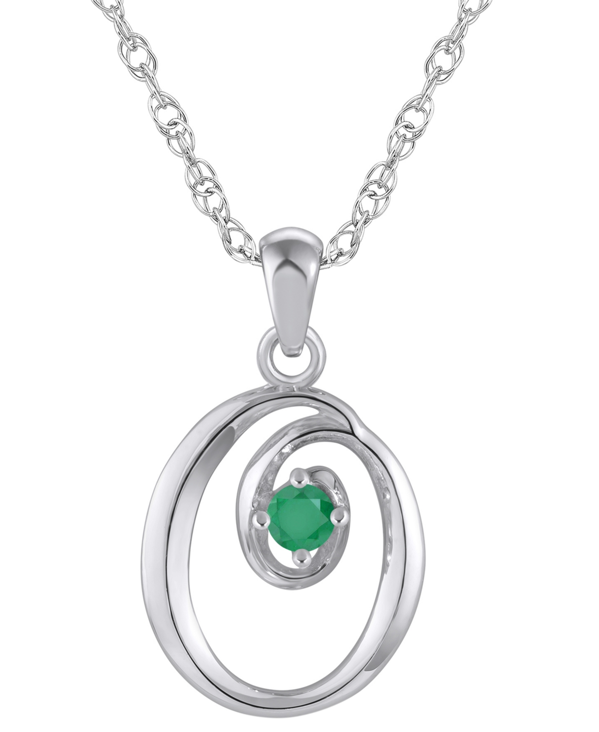 Click here for Macys Ruby (1/6 ct. t.w.) Initial Pendant Necklace... prices