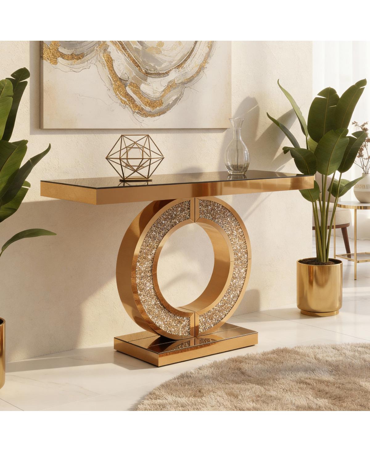 Click here for Streamdale Furniture Mirrored Console Table with C... prices