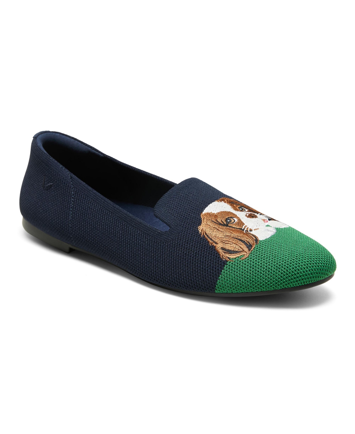 Click here for Vivaia Womens Audrey Round-Toe Slip-On Embroidered... prices