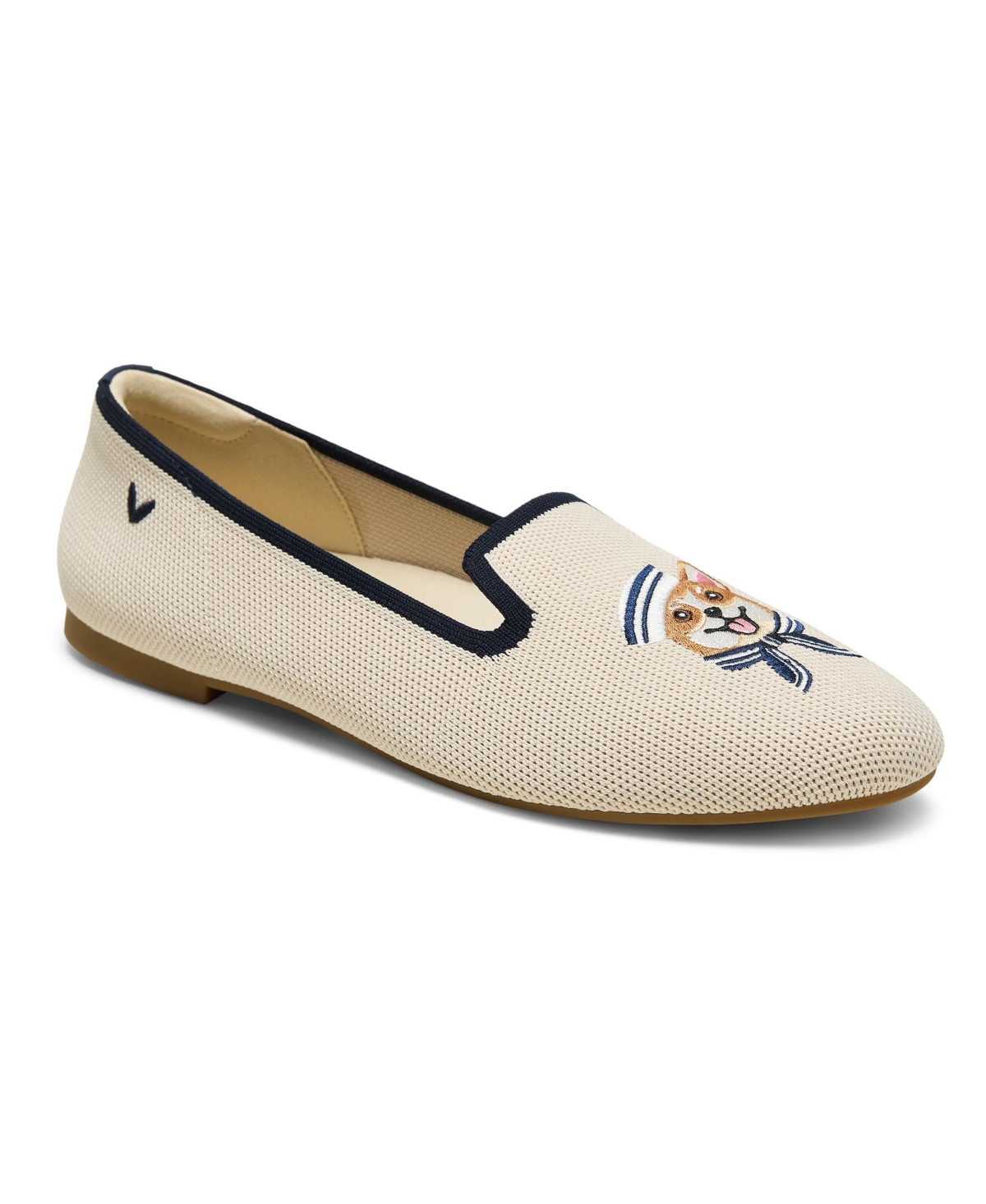 Click here for Vivaia Womens Audrey Round-Toe Slip-On Embroidered... prices