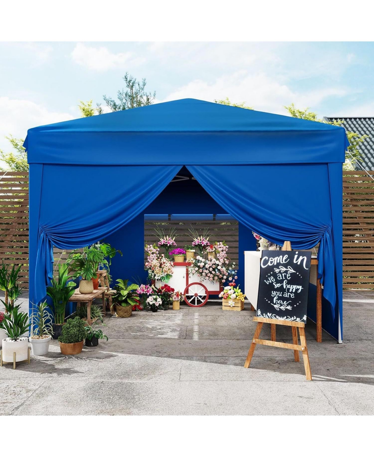 Click here for gaomon 10x10Feet Outdoor Pop Up Tent Canopy With 4... prices