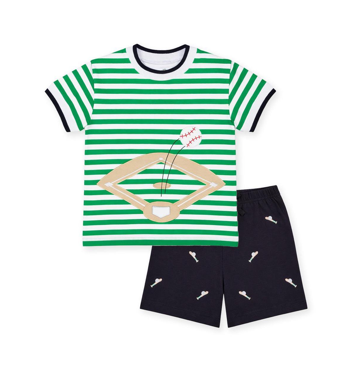 Click here for Florence Eiseman Toddler Boys Knit Short Set With... prices